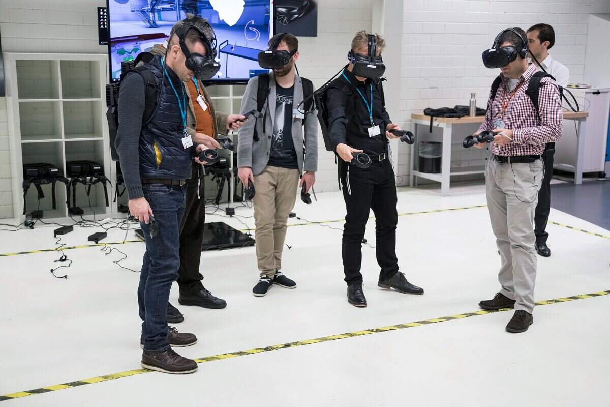 Take a walkaround Audi's new smart tech factory - Virtual Reality in ...