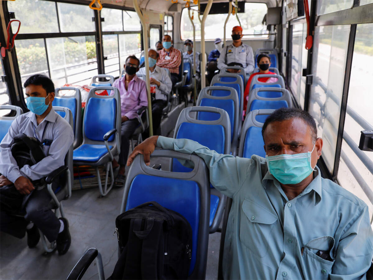 Inside Public Bus