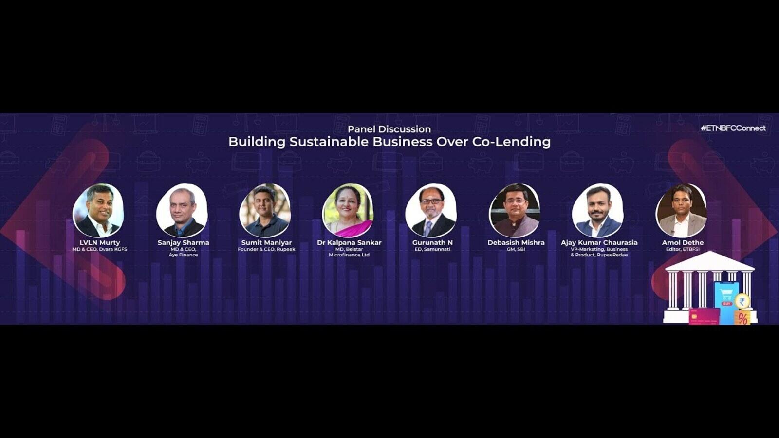 How are NBFCs Building Sustainable Business Over Co-Lending? | ET BFSI How are NBFCs Building Sustainable Business Over Co-Lending? | ET BFSI