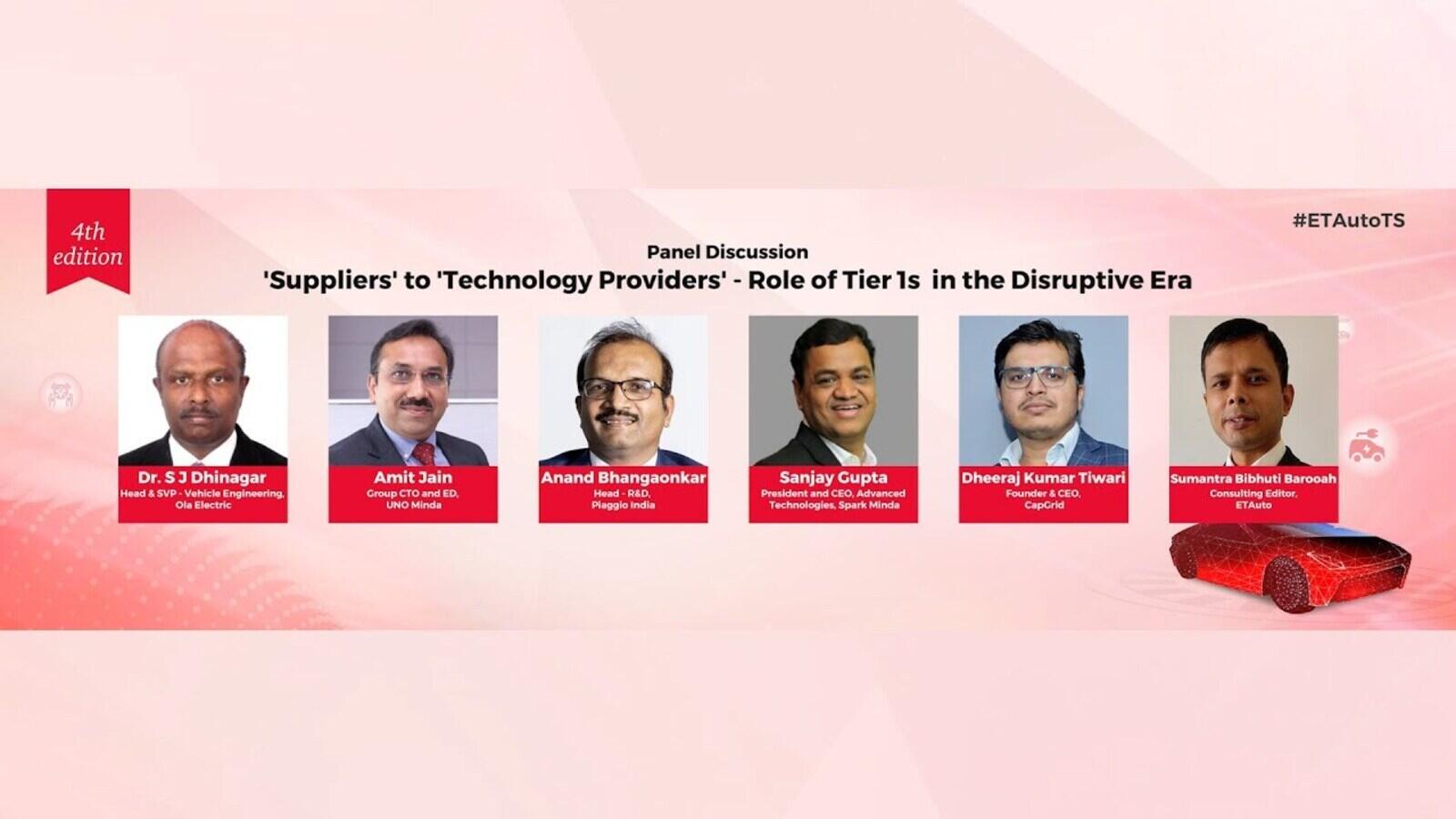 ETAuto Tech Summit: Panel Discussion on 'Suppliers' to 'Technology ... ETAuto Tech Summit: Panel Discussion on 'Suppliers' to 'Technology ...
