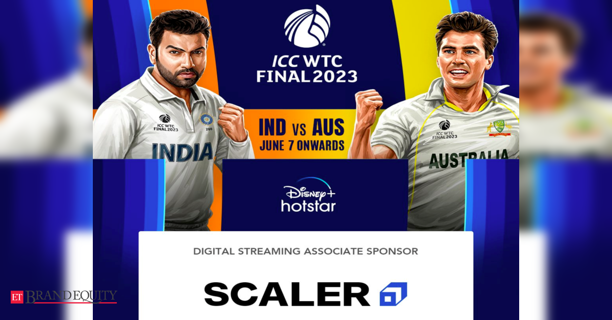 Scaler partners with Disney+ Hotstar for WTC 2023 Finals, ETBrandEquity