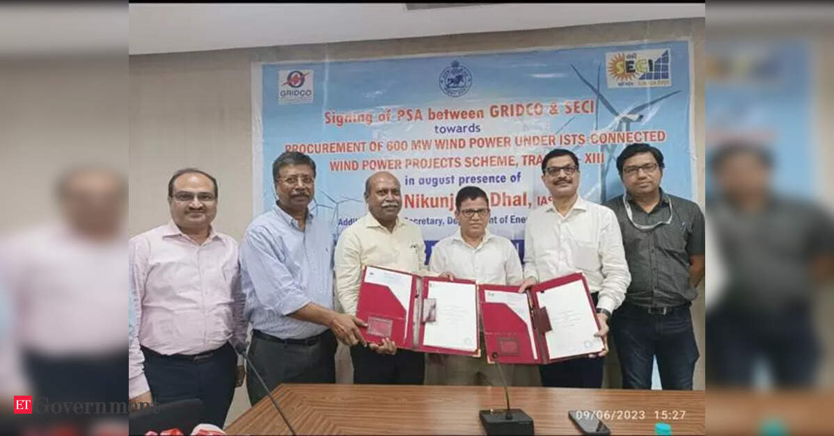 Solar Energy Corporation to supply 600 MW wind power to GRIDCO Odisha ...
