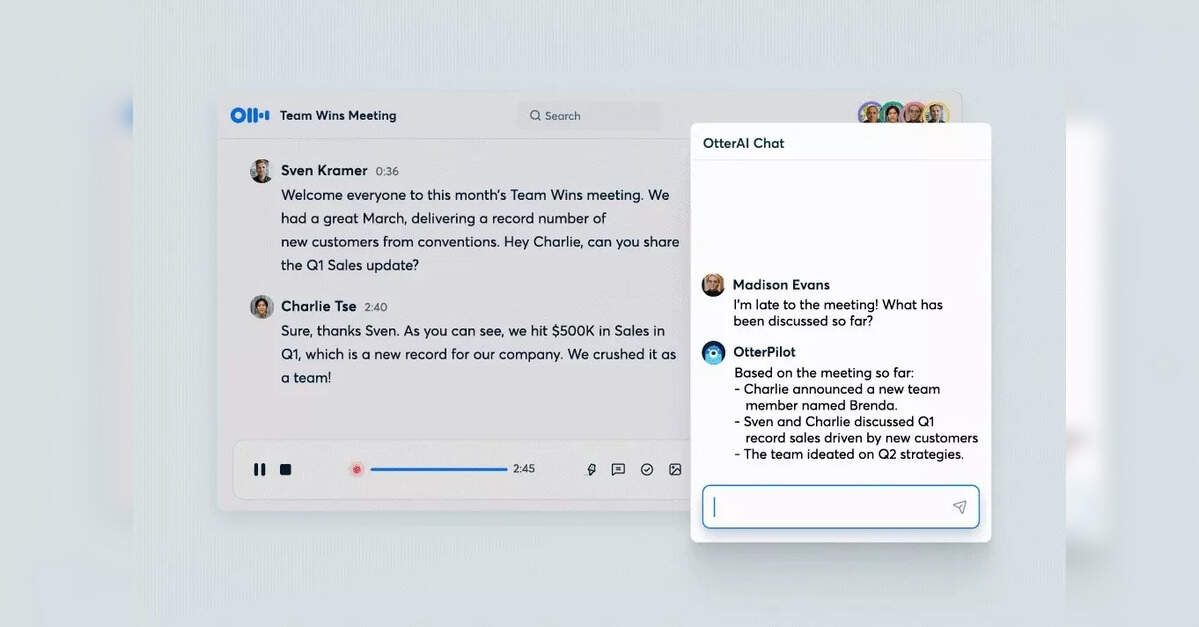 Real-time transcription platform Otter launches AI chatbot, ETAgriculture