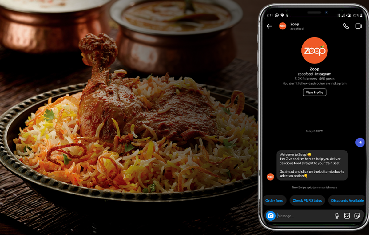 IRCTC’s Zoop users can now order food using Instagram, Hospitality News ...