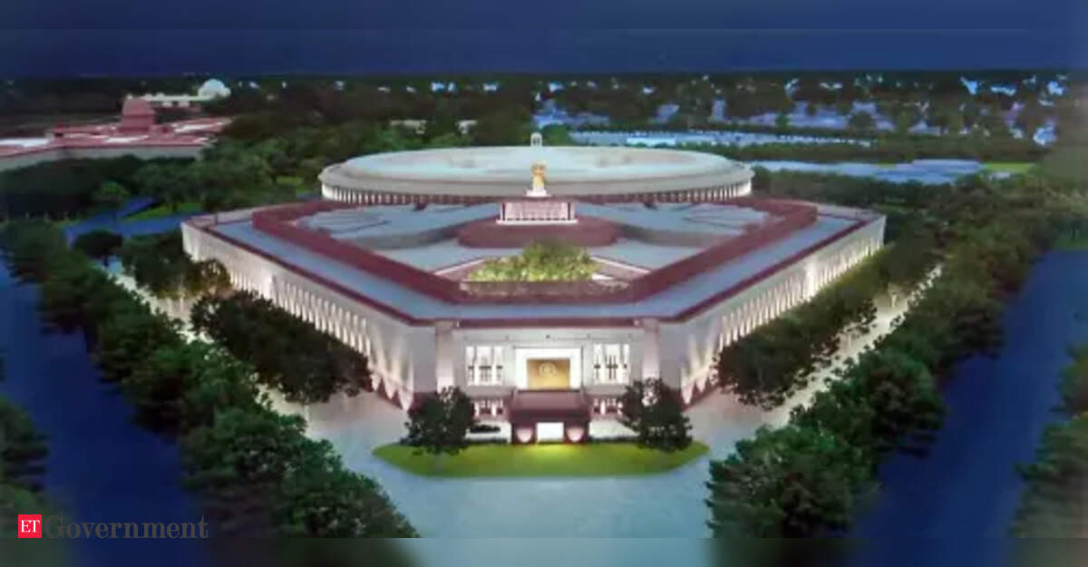 New Parliament Building Lok Sabha Rajya Sabha: Lok Sabha, Rajya Sabha ...