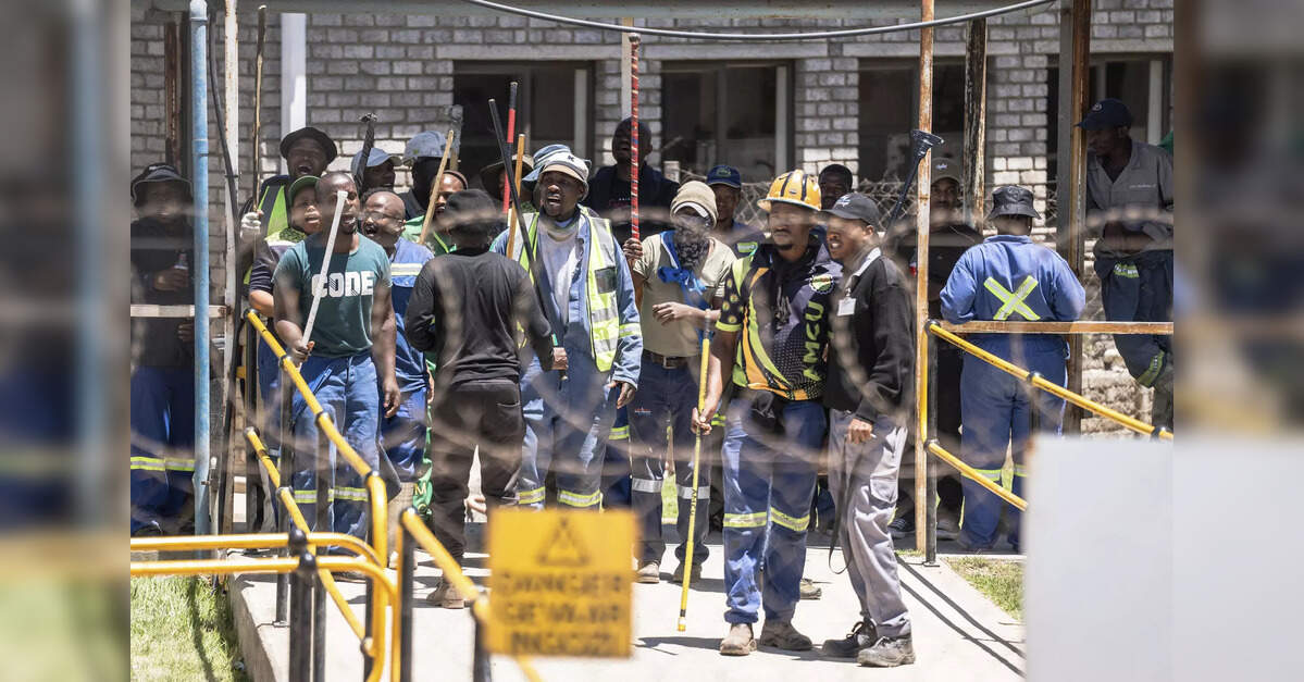 S.African miners return to surface after underground dispute, ETHRWorld