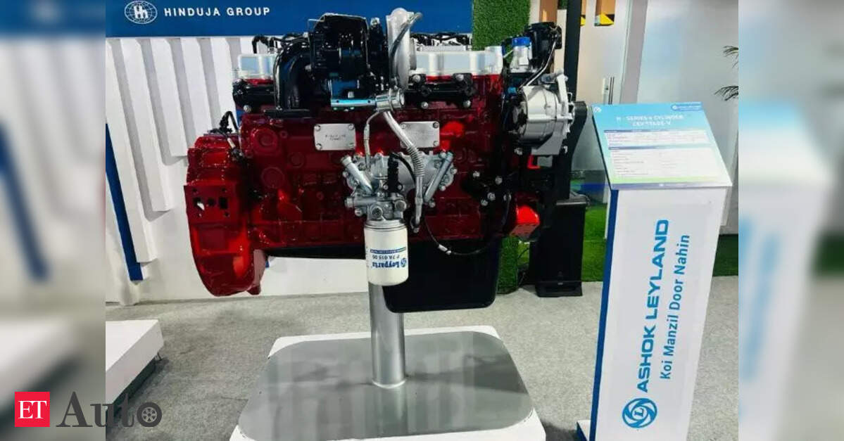 Ashok Leyland unveils ‘AL H6 Engine - CEV Stage V’ at Excon 2023, ETAuto