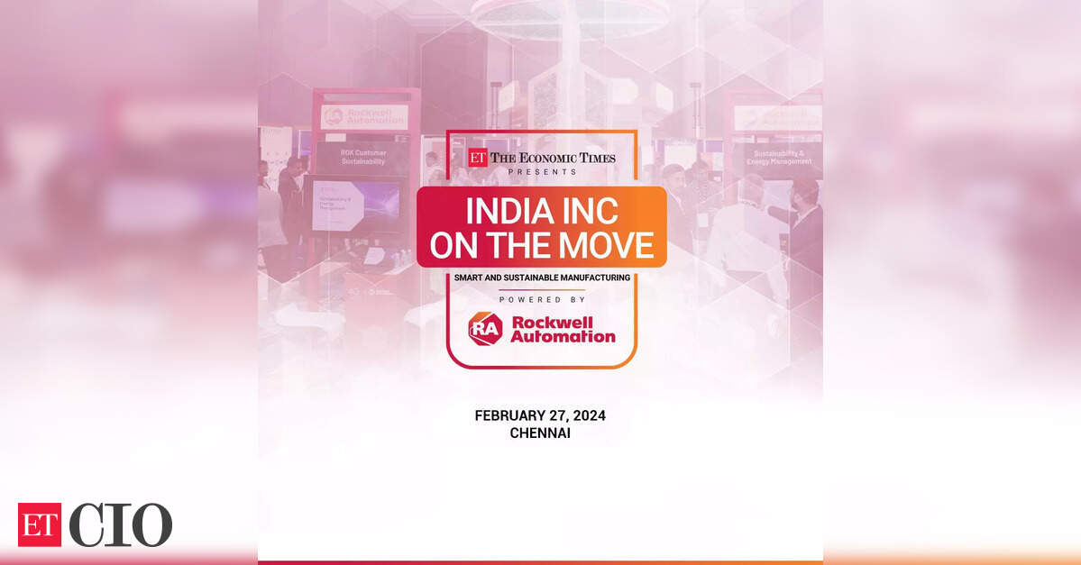 India Inc On The Move 2024: Smart and sustainable manufacturing ...