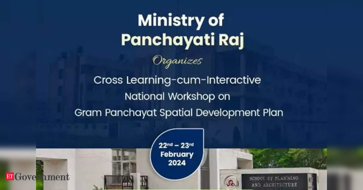 Cross learning-cum-interactive workshop on Gram Panchayat Spatial ...
