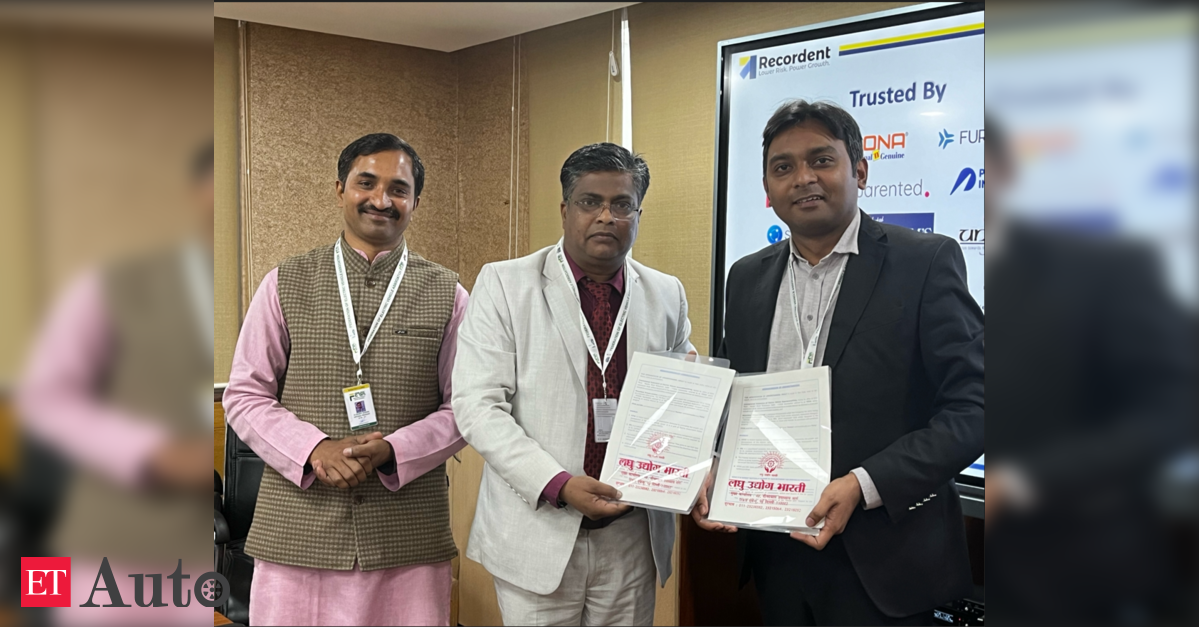 Recordent signs MoU with global EV body to build credit bureau for EV ...