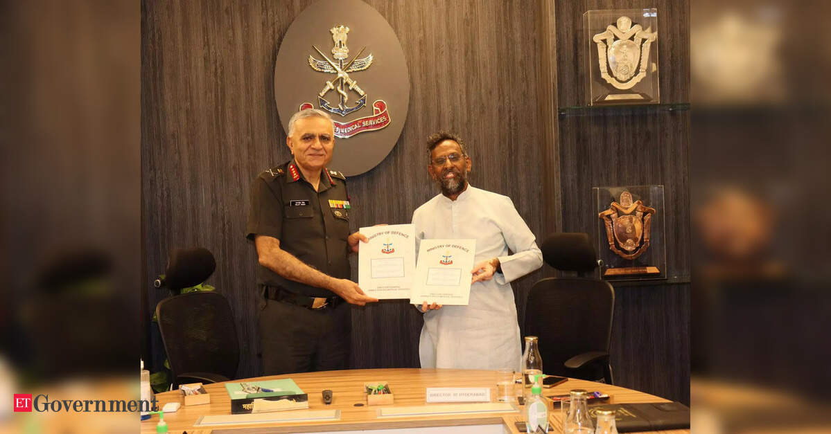 Armed Forces Medical Services, IIT Hyderabad enter MoU for ...