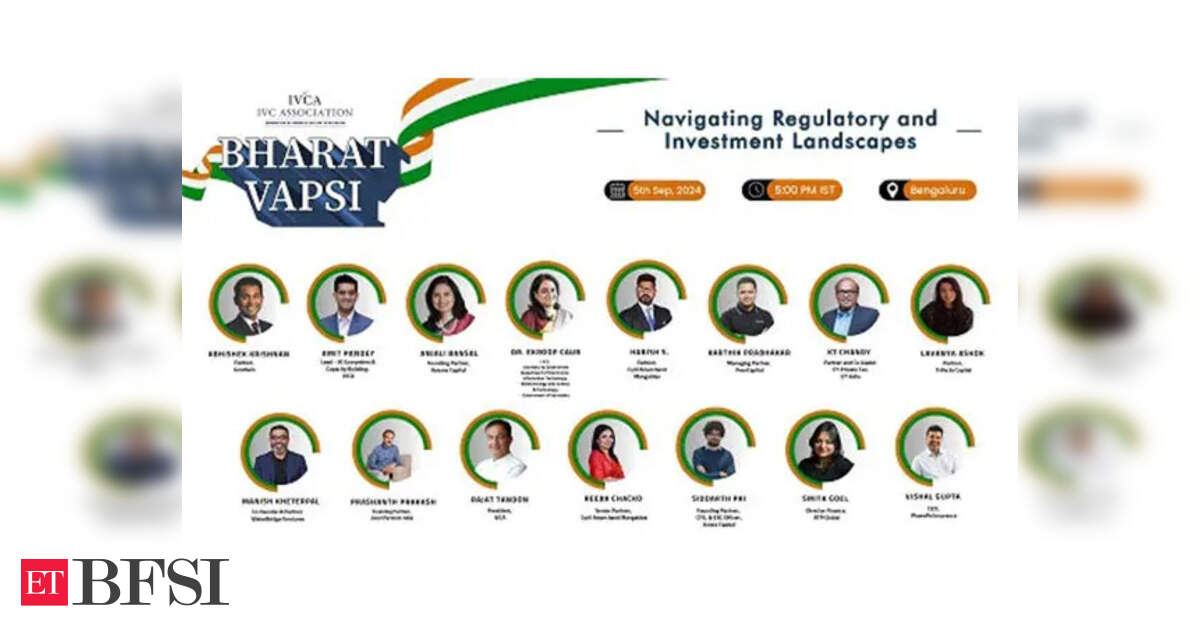 IVCA's Bharat Vapsi: Reverse Flipping Startups Take Centre Stage in ...