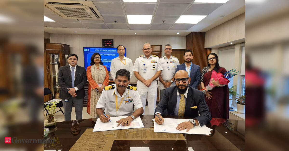 Indian Navy signs MoU with Bajaj Allianz to provide insurance products ...