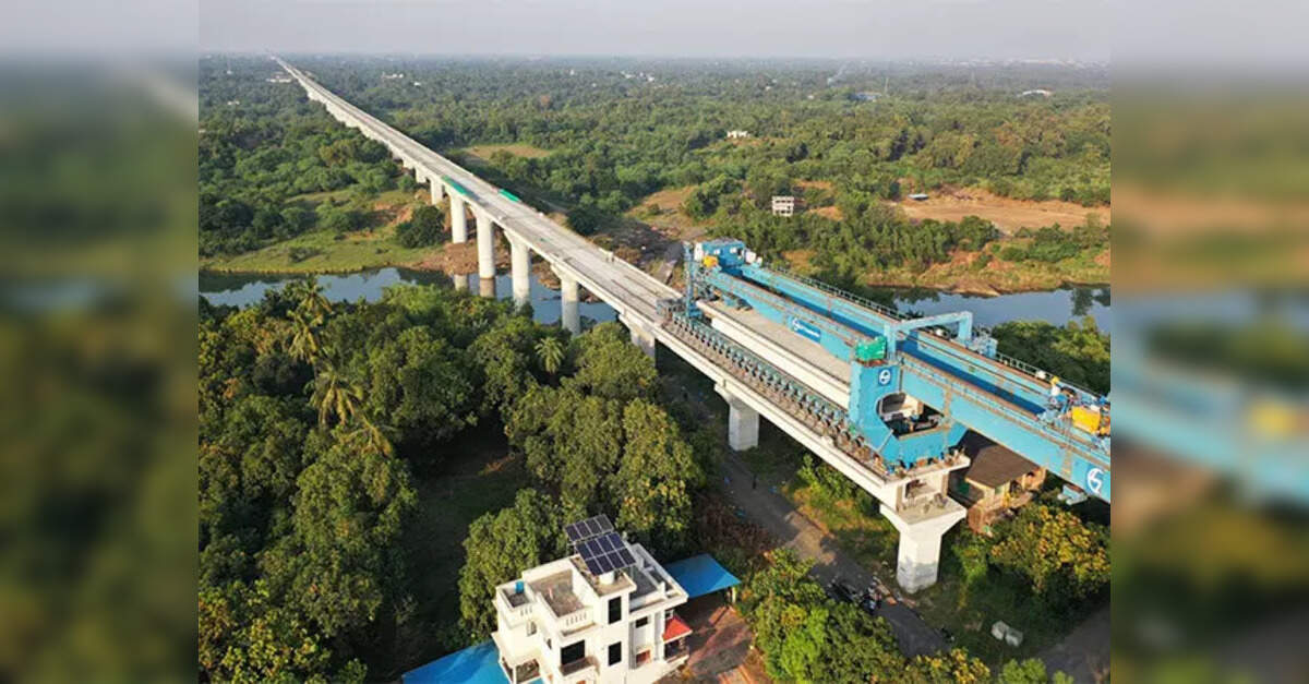 All nine river bridges completed between Vapi and Surat for Mumbai ...
