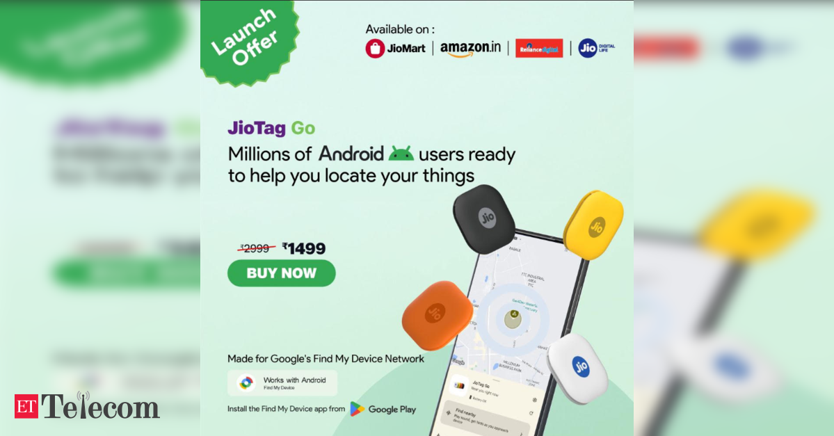 Reliance Jio launches Android-compatible JioTag Go object tracker at Rs ...