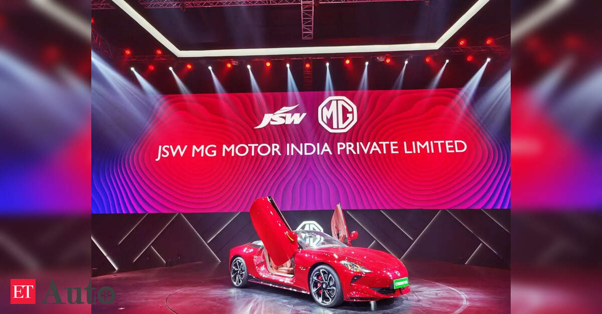 MG Motor India December Sales: JSW MG Motor India records 55% Y-o-Y ...