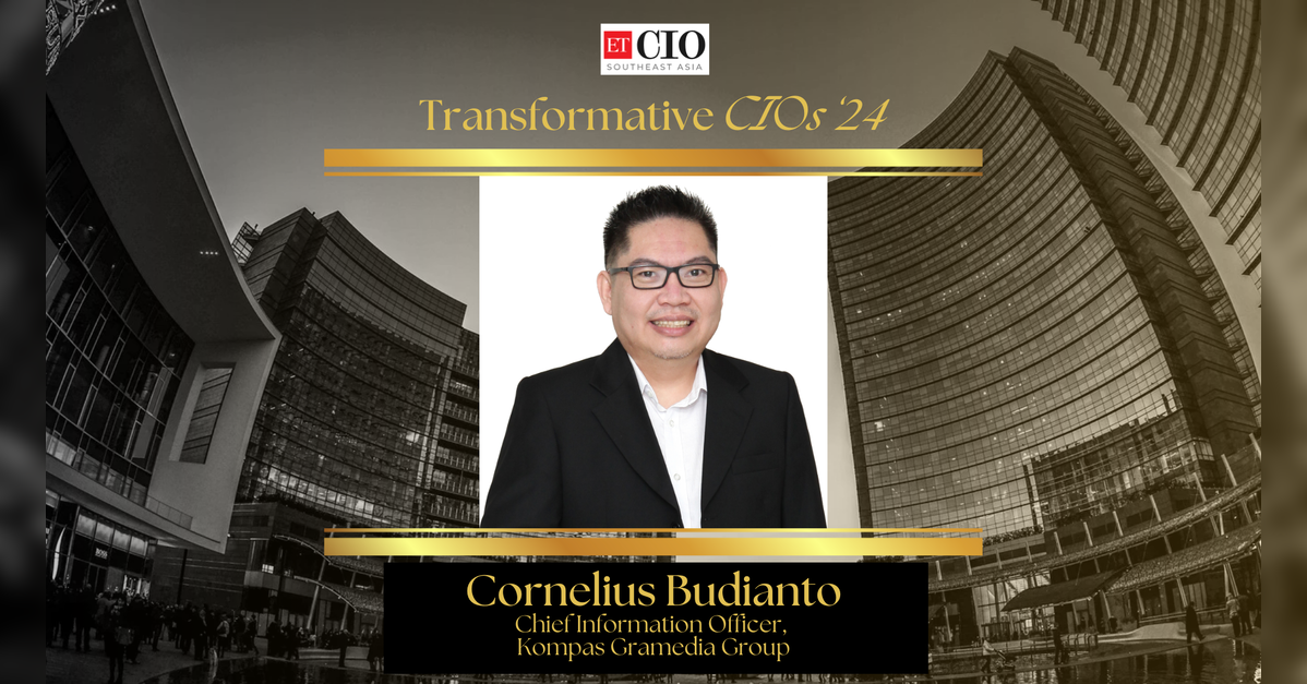 Meet ETCIO SEA Transformative CIOs 2024 Winner Cornelius Budianto, ET CIO SEA