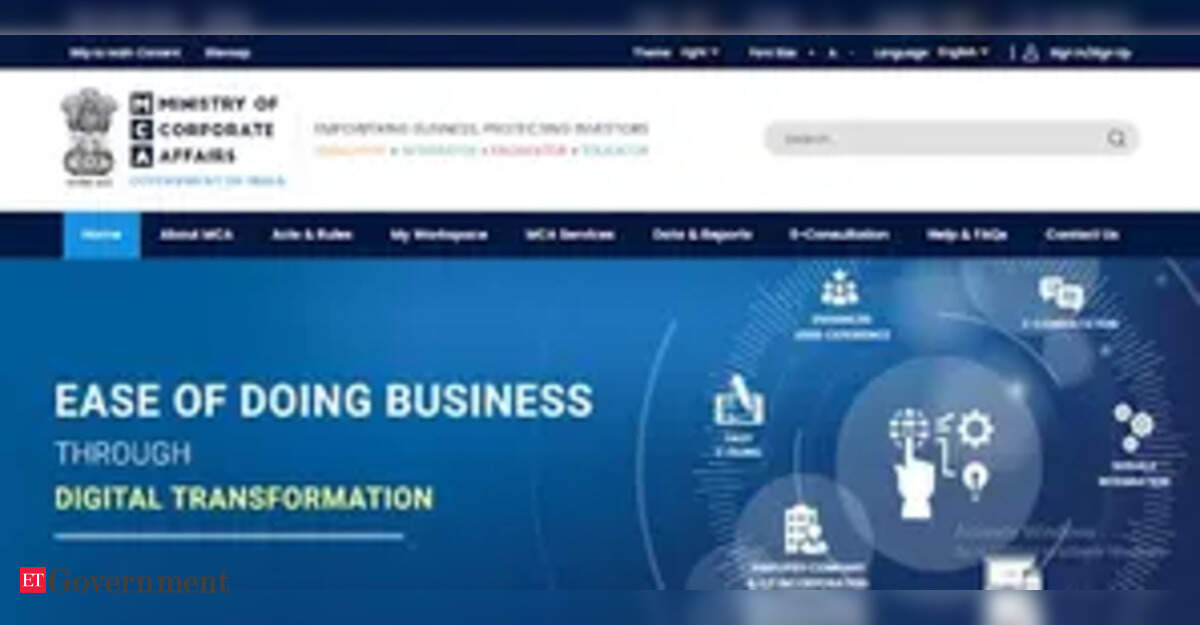 MCA21 records 80.26 lakh form filings in 2024-25 driving EoDB with ...