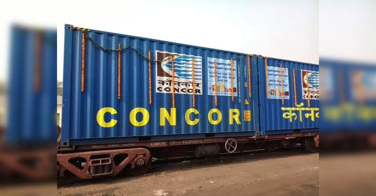 Container Corporation Of India: CONCOR drops plan to switch to new land ...