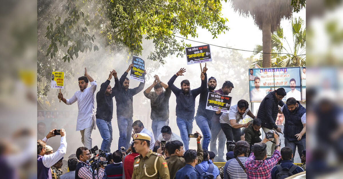 AISF Protest 2024 UGC Regulations: AISF stages protest demanding ...