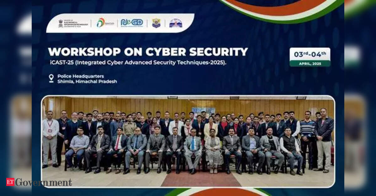 Cyber Security Workshop: MeitY, Himachal govt host iCAST-25 workshop to strengthen state cyber ...