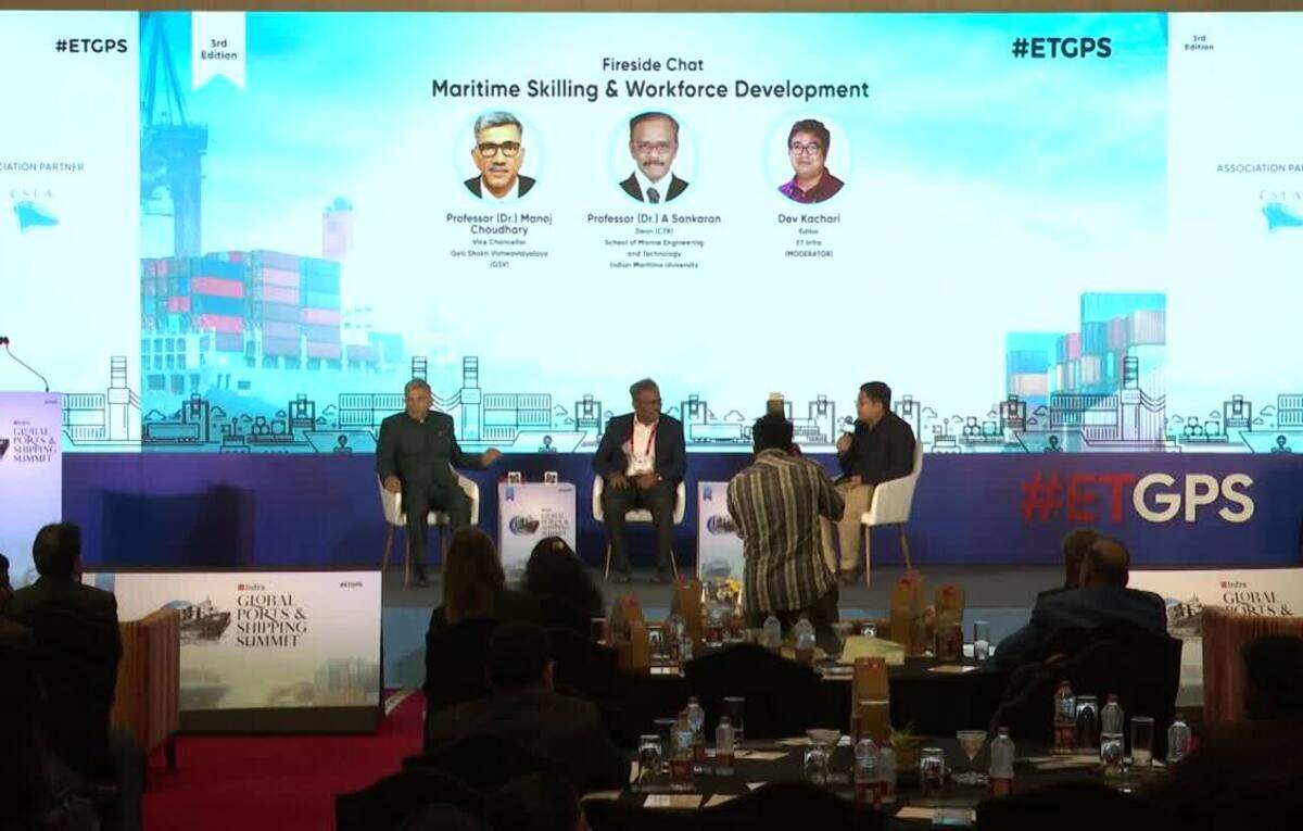 ET Infra Global Ports and Shipping Summit 2025 | Fireside Chat on ...