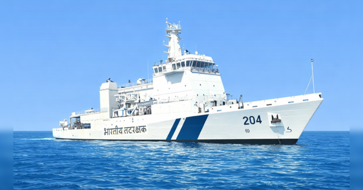 Rajnath Singh commissions ICG's 1st indigenously built pollution ...