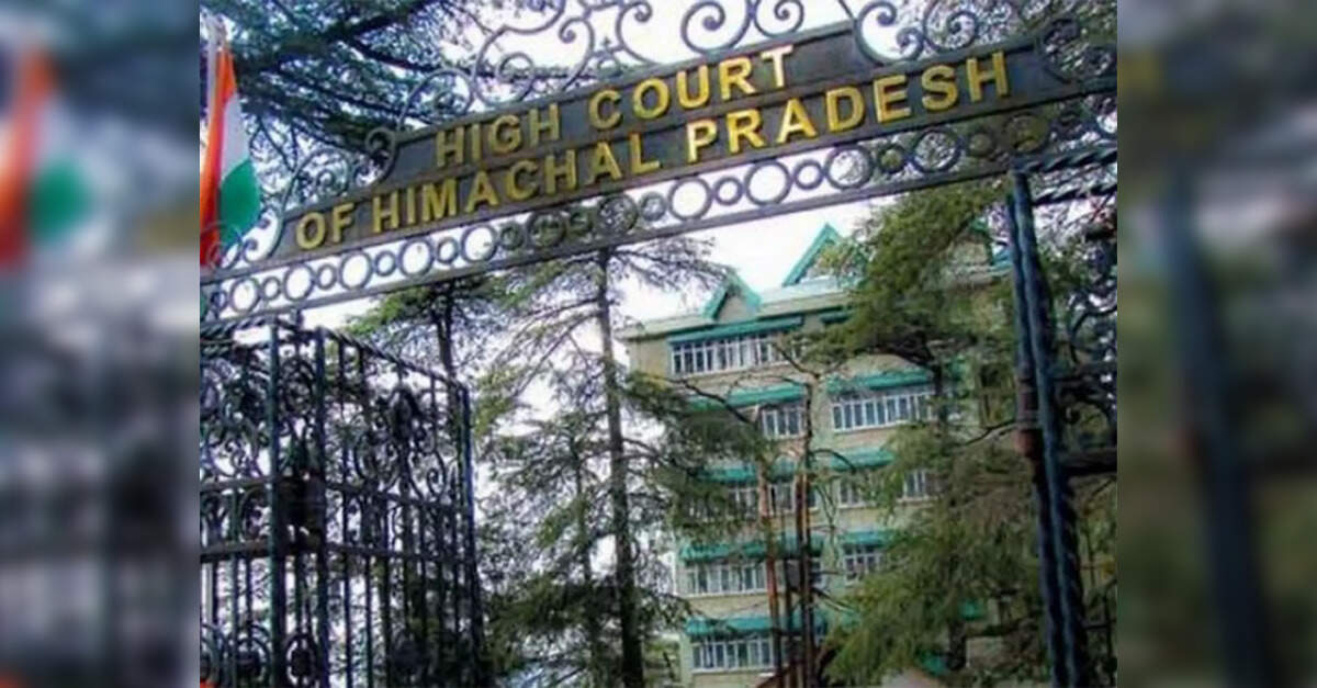 Himachal Pradesh High Court: Himachal Pradesh HC imposes Rs 50,000 cost ...