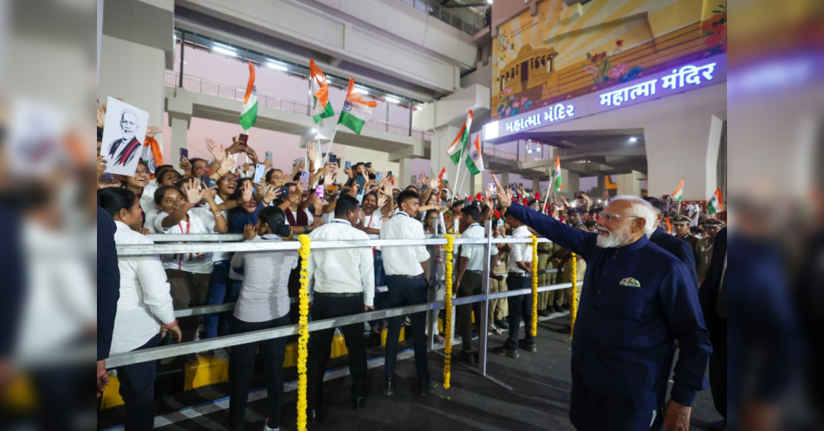 PM Modi inaugurates remaining Phase II stretch of Ahmedabad metro, ETInfra
