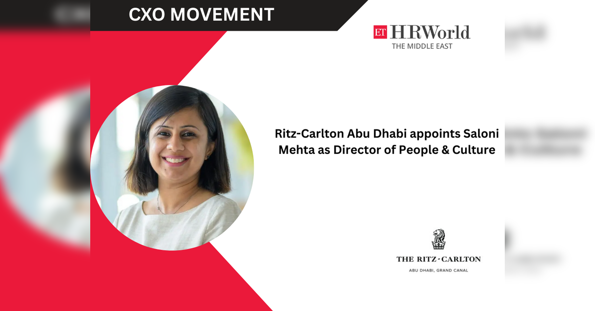 Ritz-Carlton Abu Dhabi Welcomes Saloni Mehta as Director of People ...