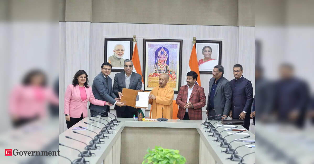 UP CM Yogi Adityanath hands over land allotment letters for ...