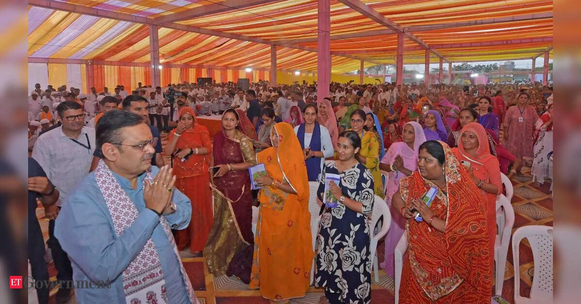 Rajasthan CM Bhajanlal Sharma Champions Women Empowerment and Rural ...