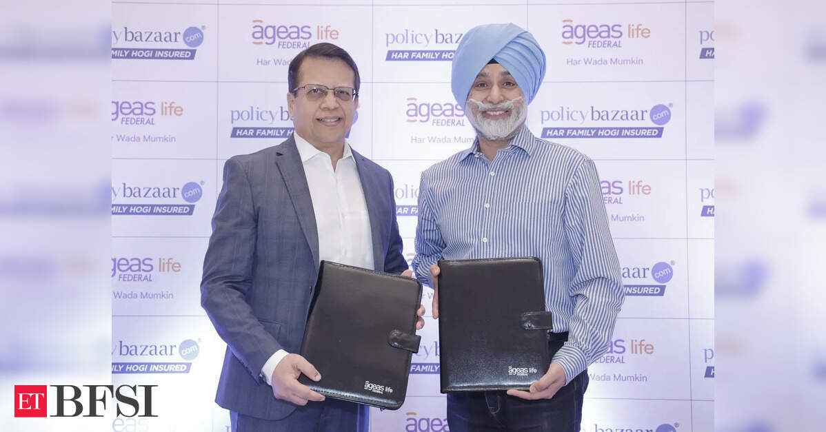 Ageas Federal Life Insurance Partners with Policybazaar for Online ...