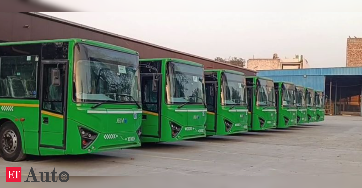 Haryana CM inaugurates electric bus depot in Panipat, flags off 80 ...