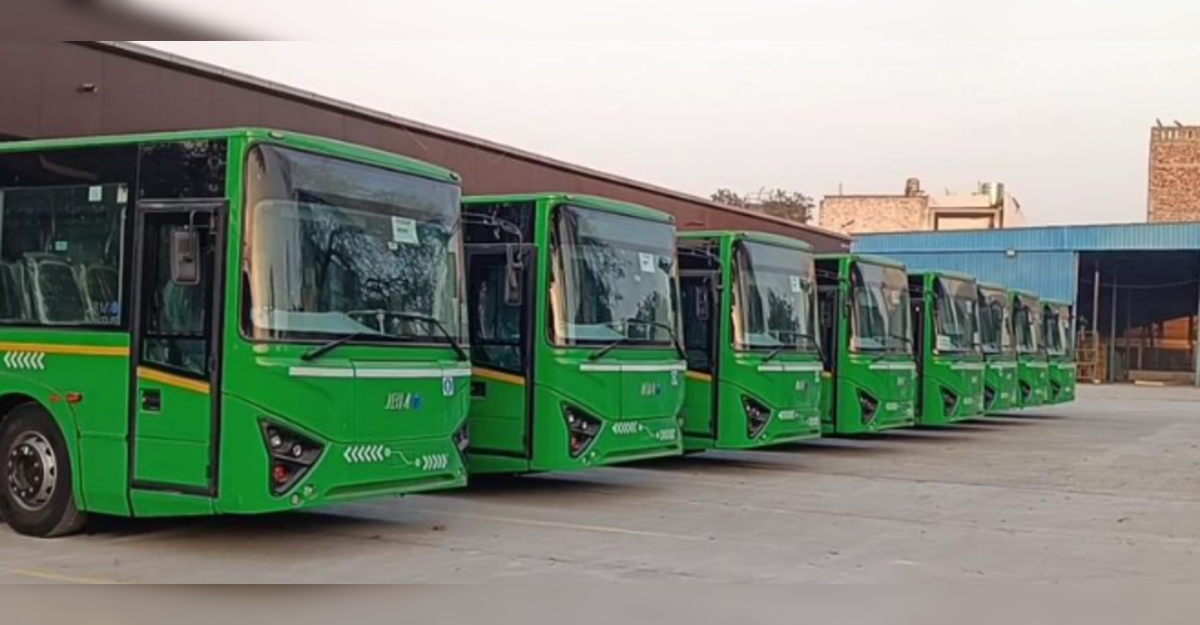 Haryana CM inaugurates electric bus depot in Panipat, flags off 80 ...