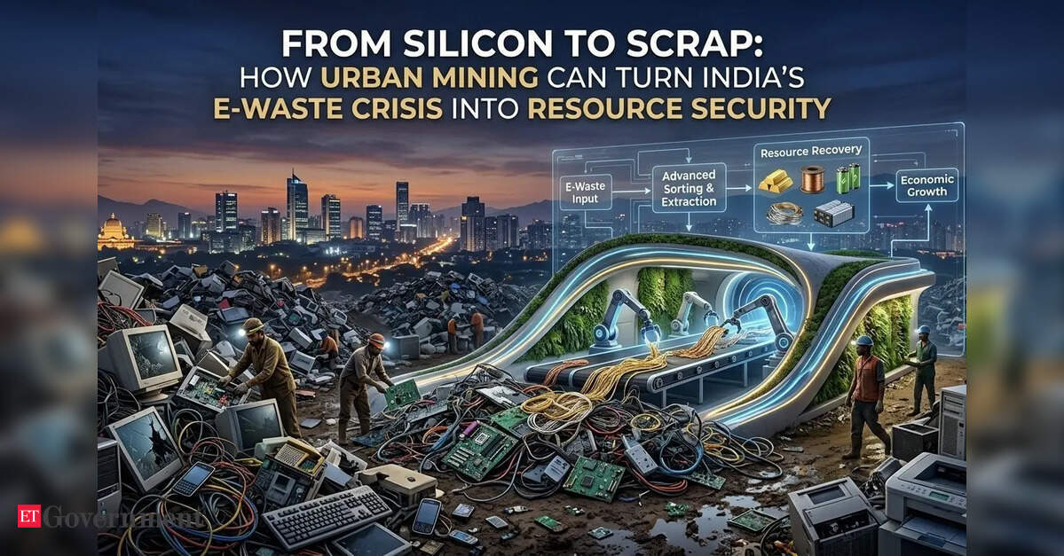 E-waste Mountain - Economic Wealth: Can India Transform E-Waste ...