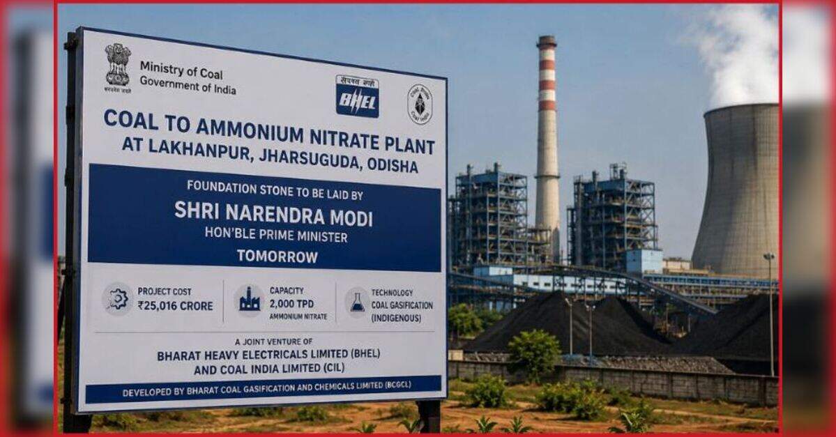 PM Modi Launches India’s First Coal-to-Ammonium Nitrate Project in ...
