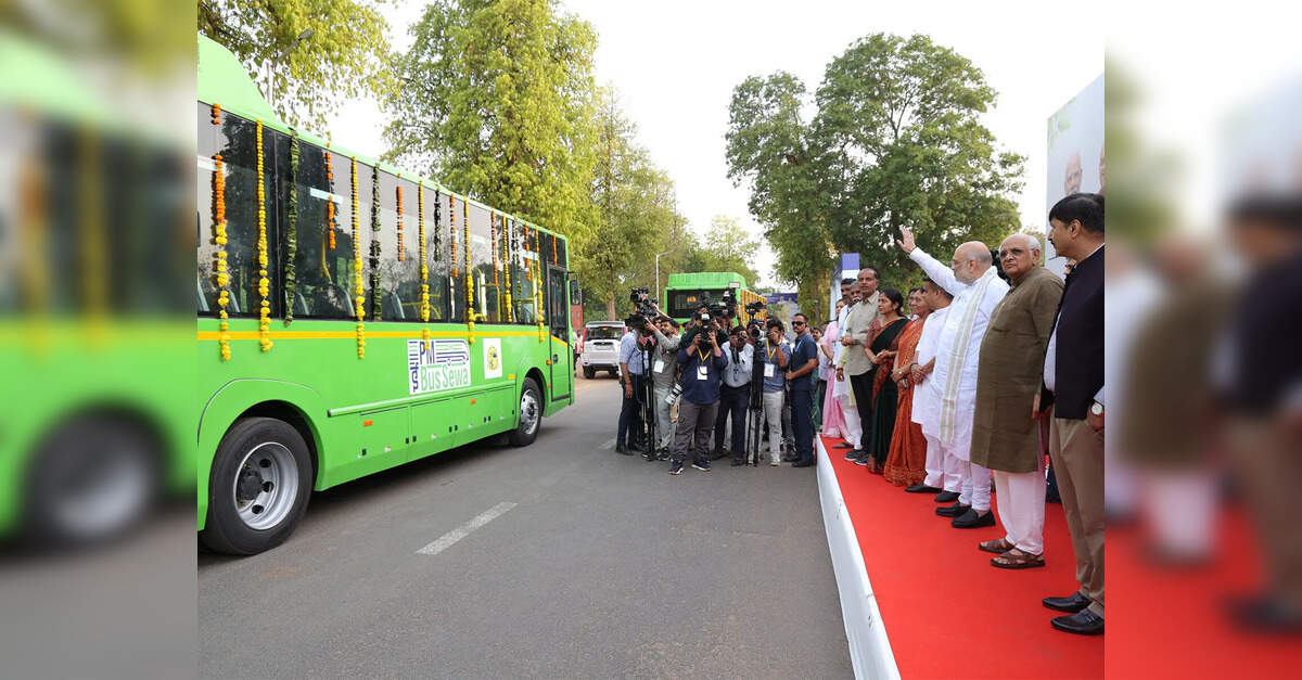 Gandhinagar ushers in new era of green mobility with launch of PM eBus ...