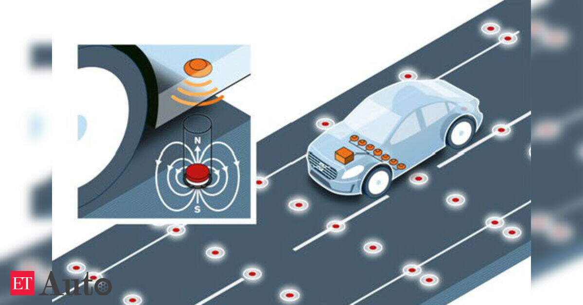 Volvo tests road magnets for accurate positioning of self-driving cars ...