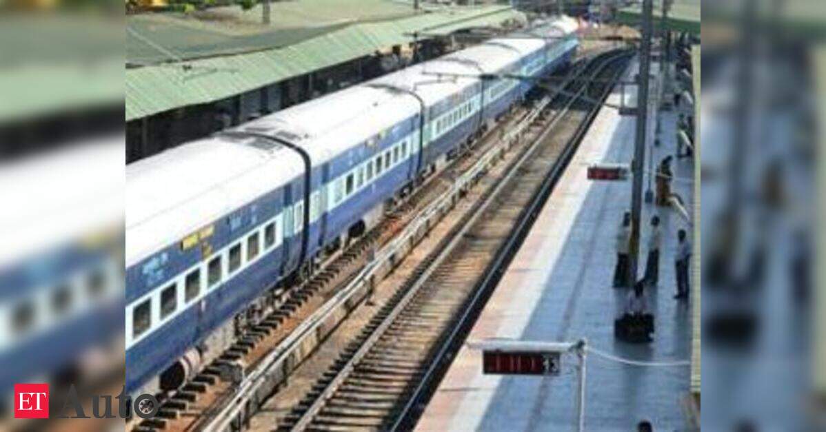 First private freight train with cars leaves for Delhi, ETAuto