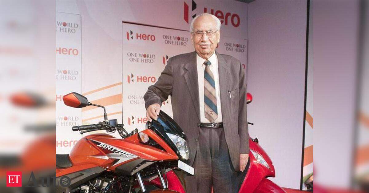 Hero Group founder Brijmohan Lall Munjal passes away, ETAuto