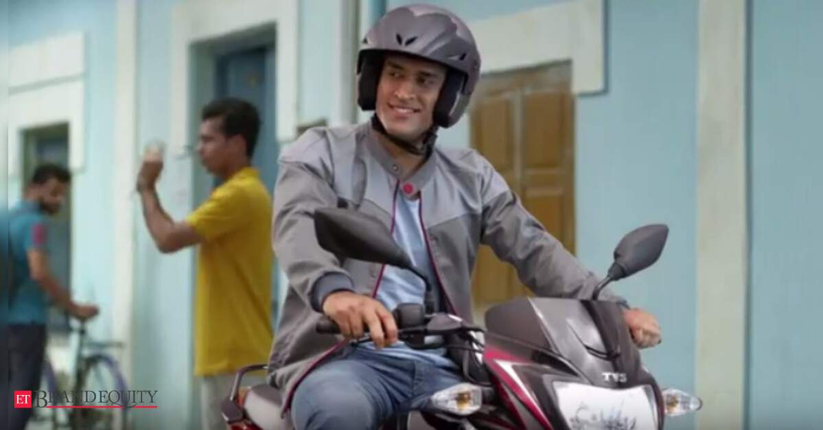 Watch Dhoni ride 'the most stylish bike' in TVS Motor's new ad campaign ...