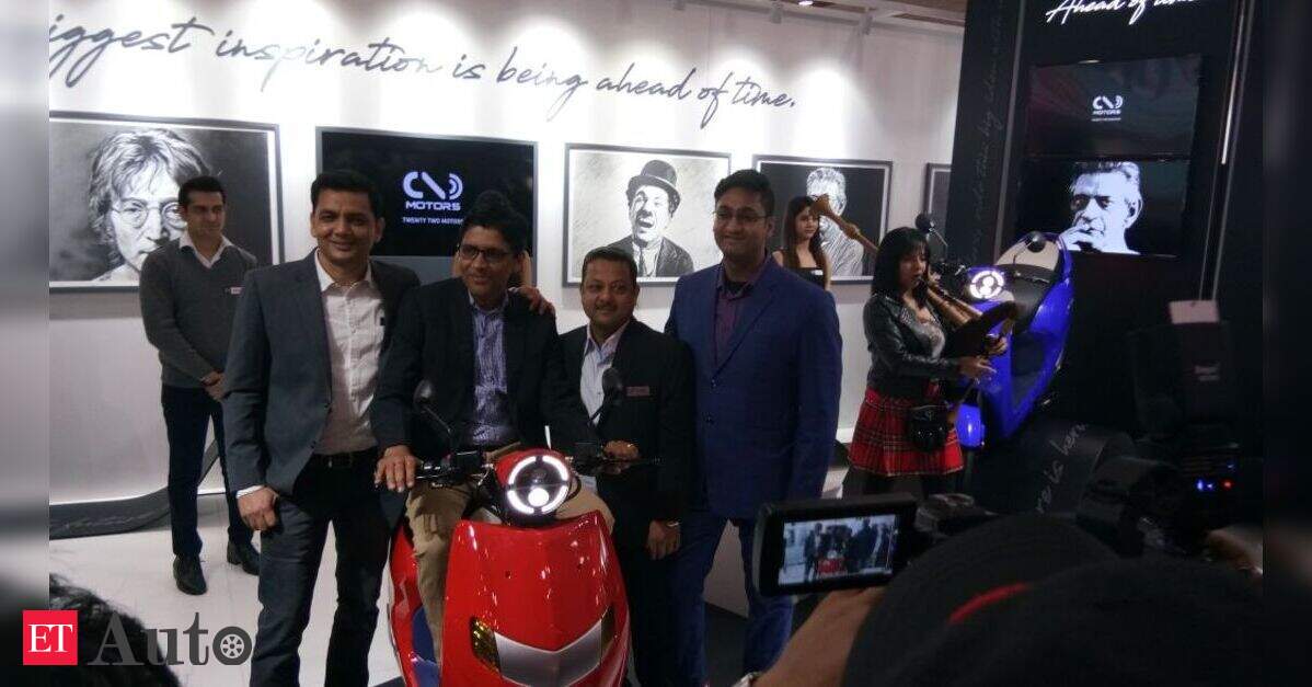 AutoExpo2018: Twenty Two Motors launches e-scooter Flow at Rs 74,000 ...