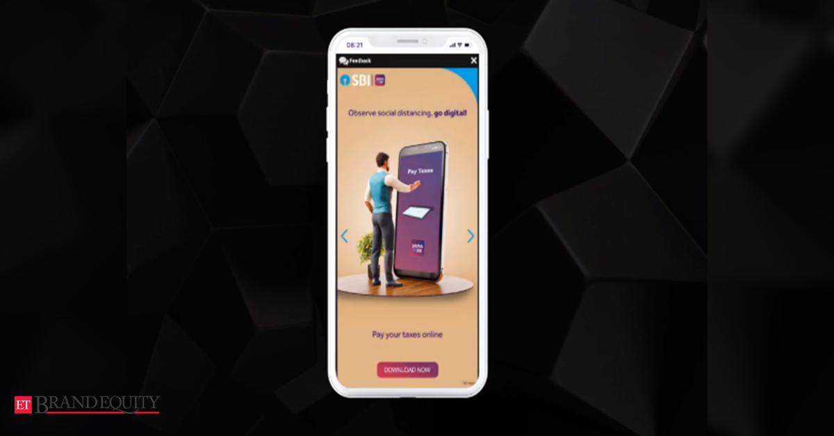 Covid-19: SBI unveils voice-enabled interactive ad to promote banking ...