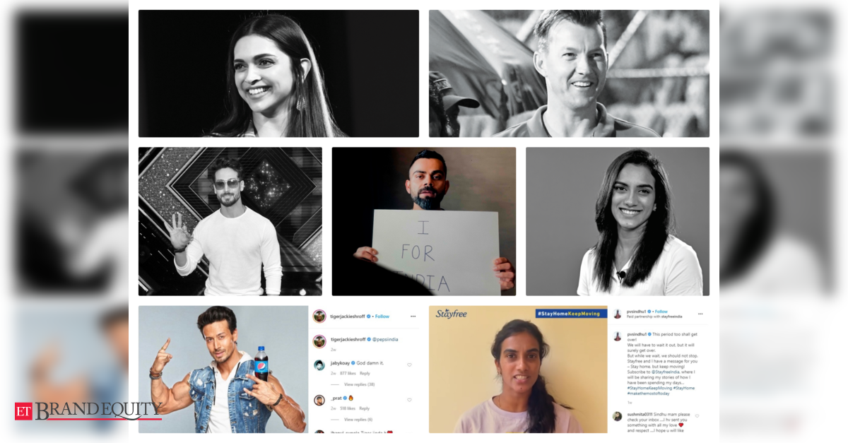 How celebrities are collaborating with brands while staying home, ET ...