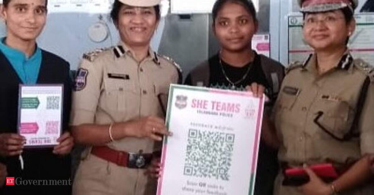 Telangana SHE Team initiates QR code enabled complaint system at ...