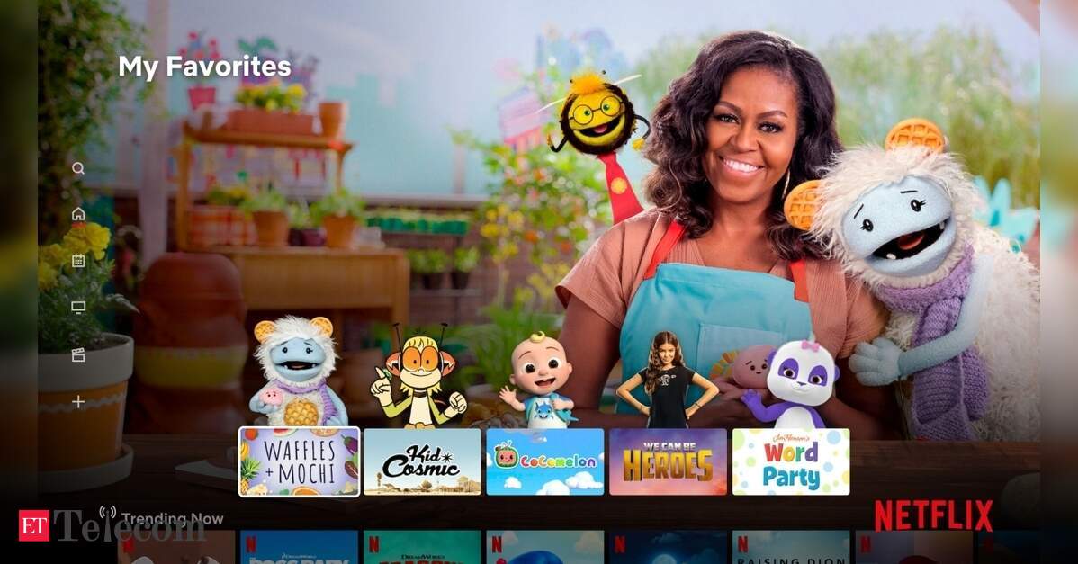 Netflix redesigns kids' profiles to show their favourites on TVs, ETTelecom