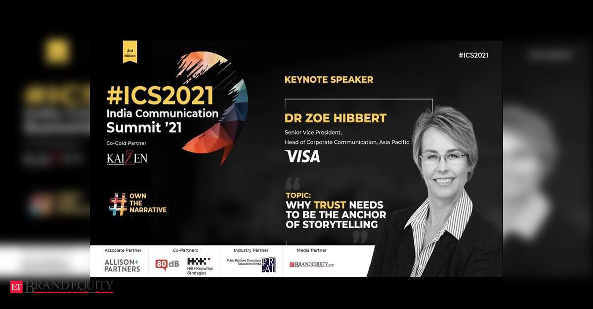ICS 2021: Trust needs to be the anchor of storytelling, Zoe Hibbert ...