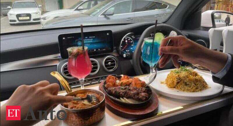 in car dining: KTDC rolls out 'in-car dining' to serve food in parked ...