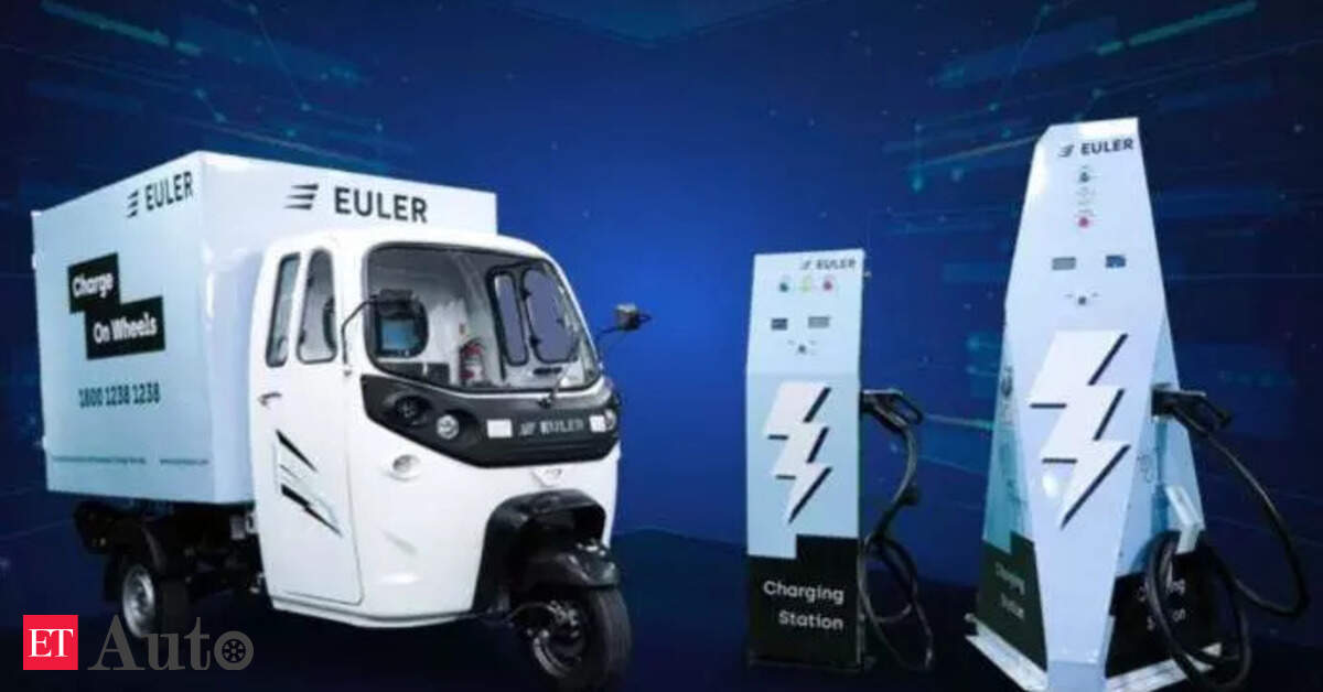 Euler Motors: Euler Motors bags order for 1,000 EV three-wheeler cargo ...